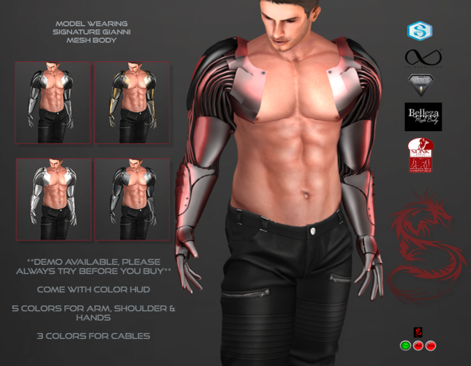 Second Life Marketplace - [DD] Bionic Arm